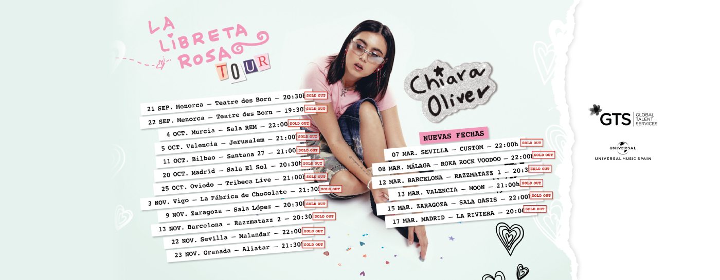 La libreta rosa tour - GTS | GTS